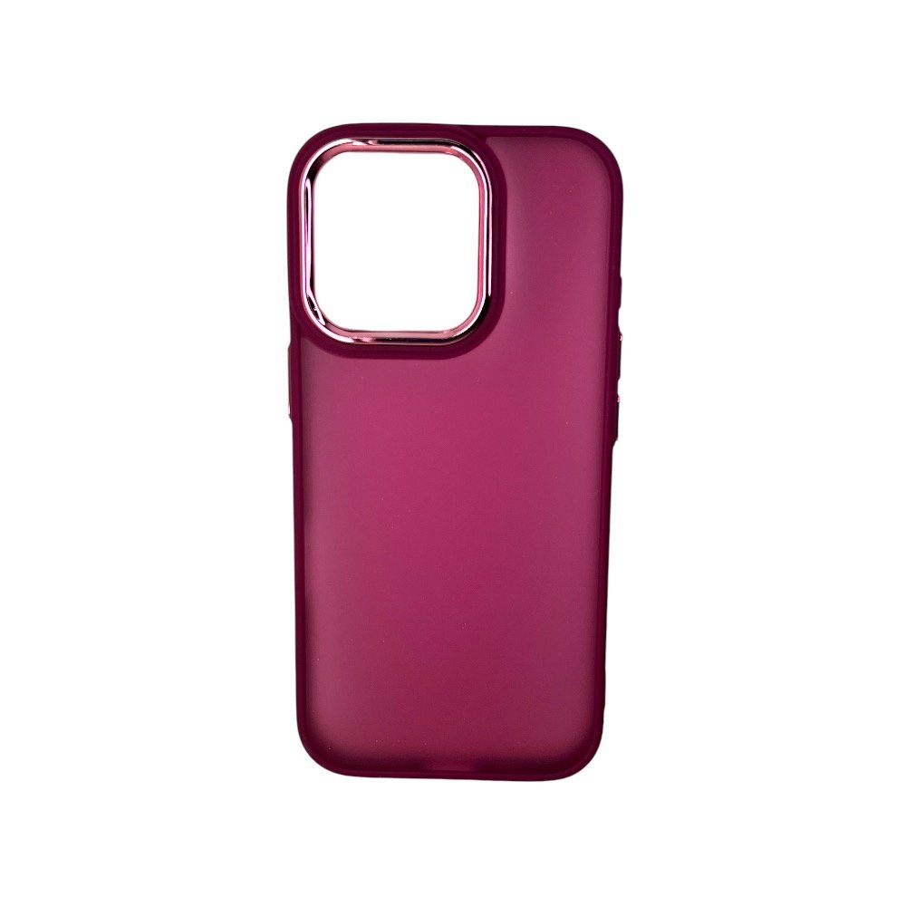 Capa Capinha Acrílico Olyps Space Colorida Para iPhone 16 Pro Bordo